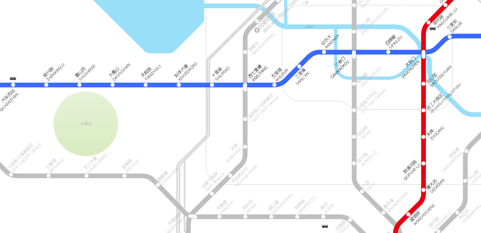 合肥轨道交通线网图HF2017 1.2 - 知乎