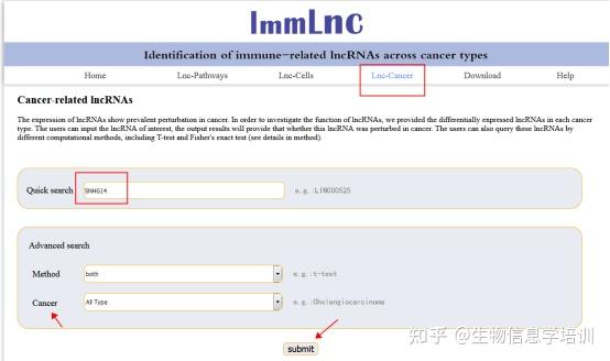 给大家安利一个免疫相关lncRNA分析神器—ImmLnc 数据库 - 知乎