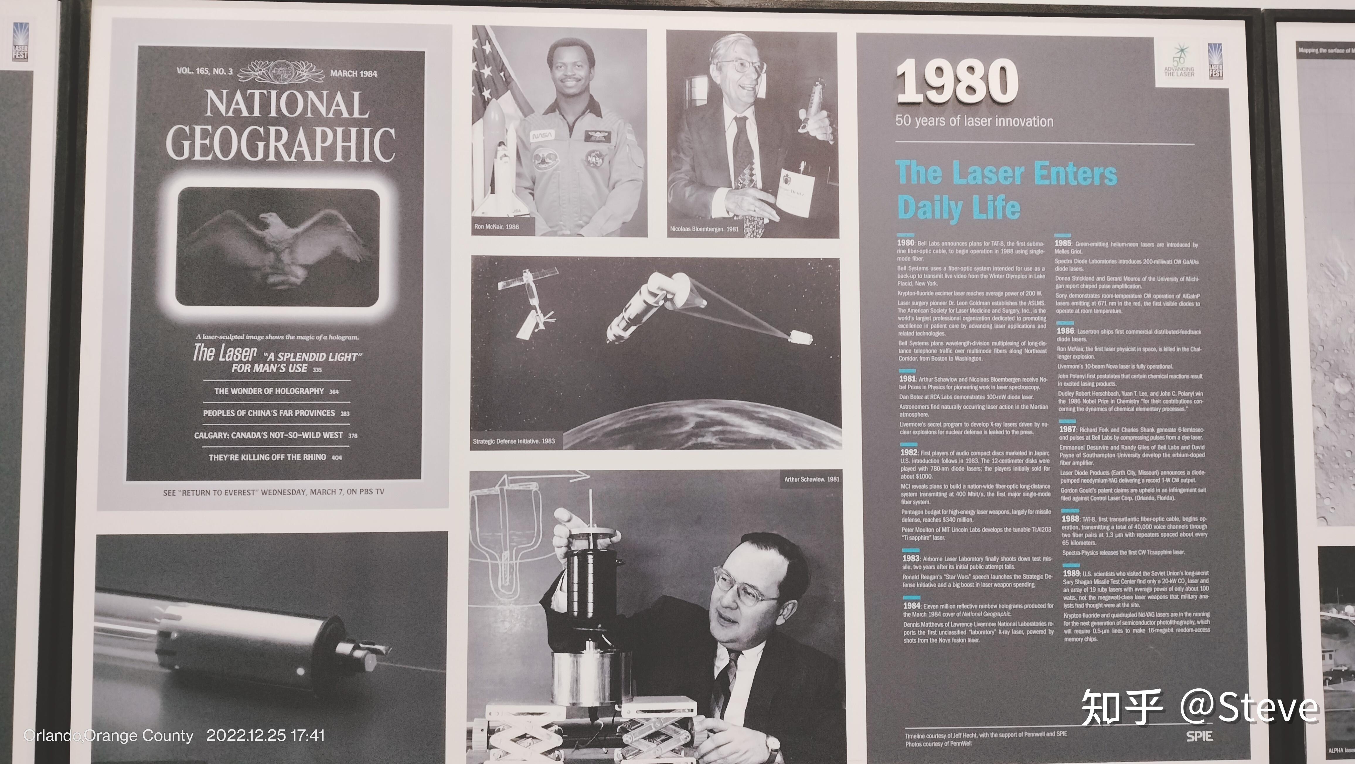 50 years of laser innovation 激光发展50年 （1960-2010）-- 来自中佛罗里达大学CREOL光学中心 - 知乎