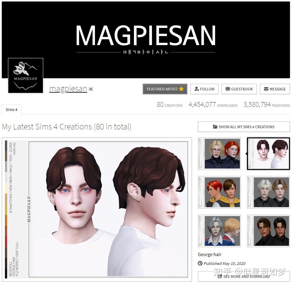模拟人生4 | TSR作者Mod整理-发型类 - 知乎
