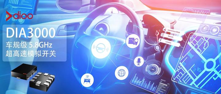 AMEYA360丨帝奥微国内首款车规级5.8GHz超高速模拟开关DIA3000 - 知乎