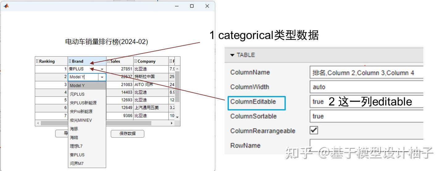 MATLAB App Designer 常见问题b - UITable - 知乎
