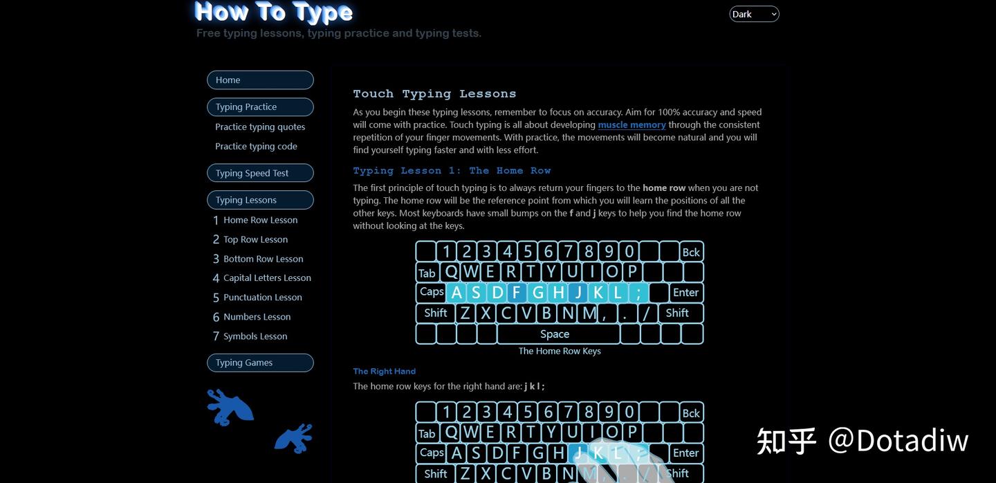 学会全盲打你也能键指如飞 - 打字练习网站安利 - 知乎