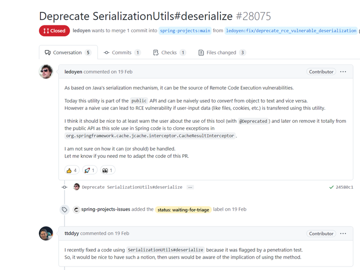Spring 框架存在高危 RCE 零日漏洞？核心开发者澄清 - 知乎