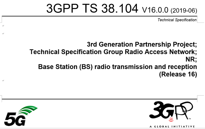 3GPP标准之TS 38.104解读(一) - 知乎