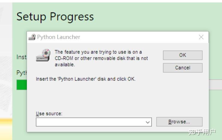 为何python安装失败，提示无法找到launcher.msi? - 知乎