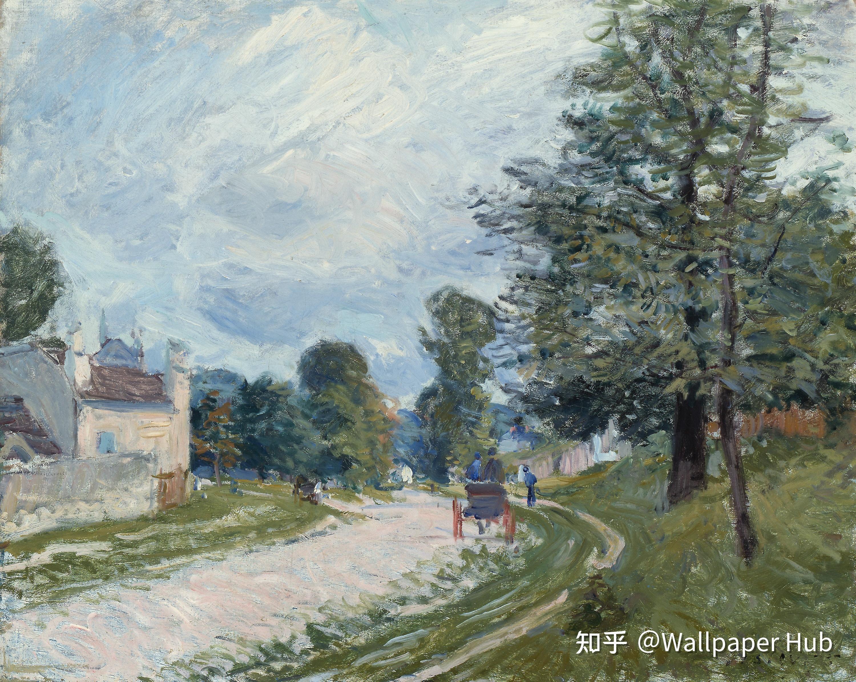 阿尔弗莱德·西斯莱（Alfred Sisley）作品合集 - 知乎