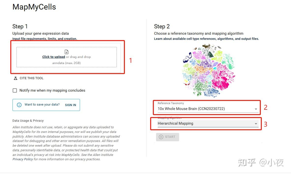 MapMyCells-单细胞人和小鼠脑组织在线注释 - 知乎