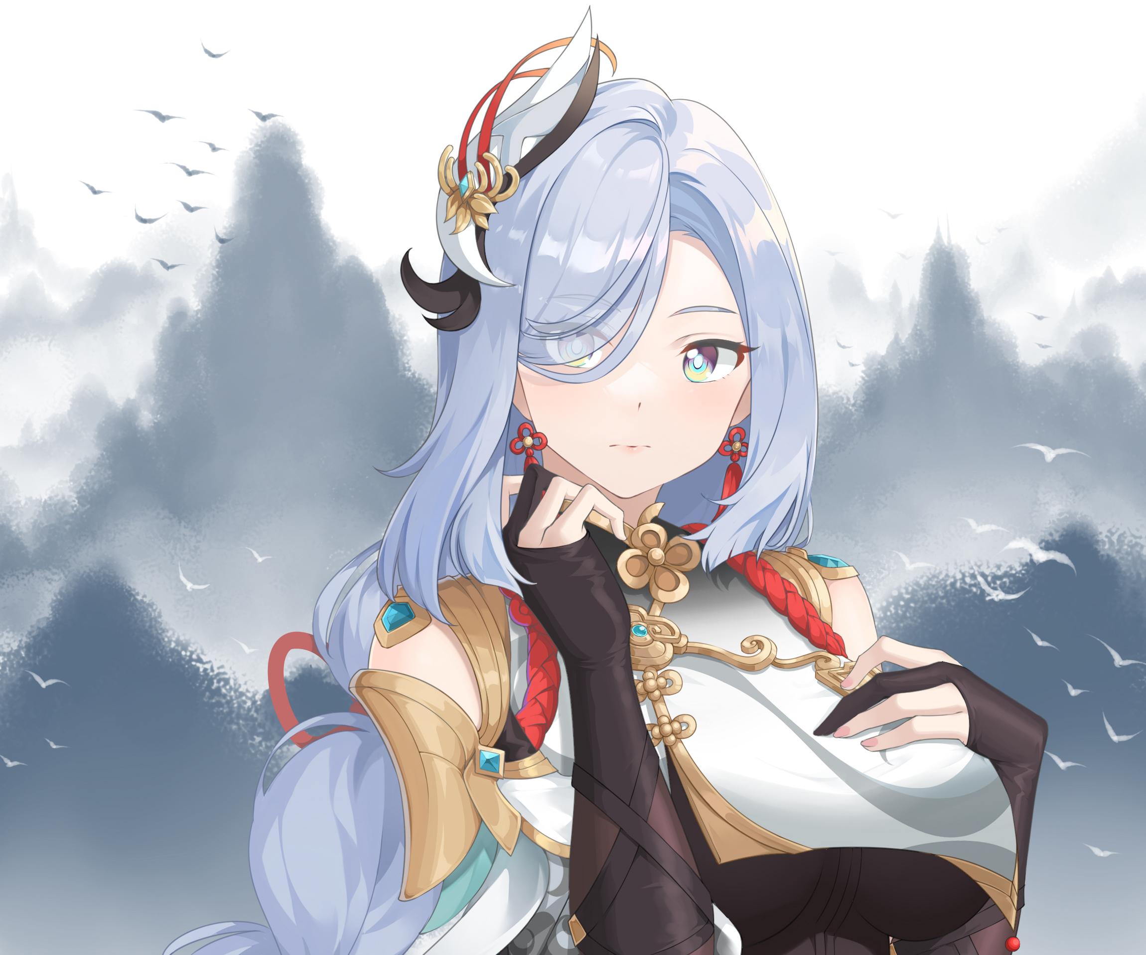 原神申鹤有哪些好看高清无水印的壁纸？ - 知乎