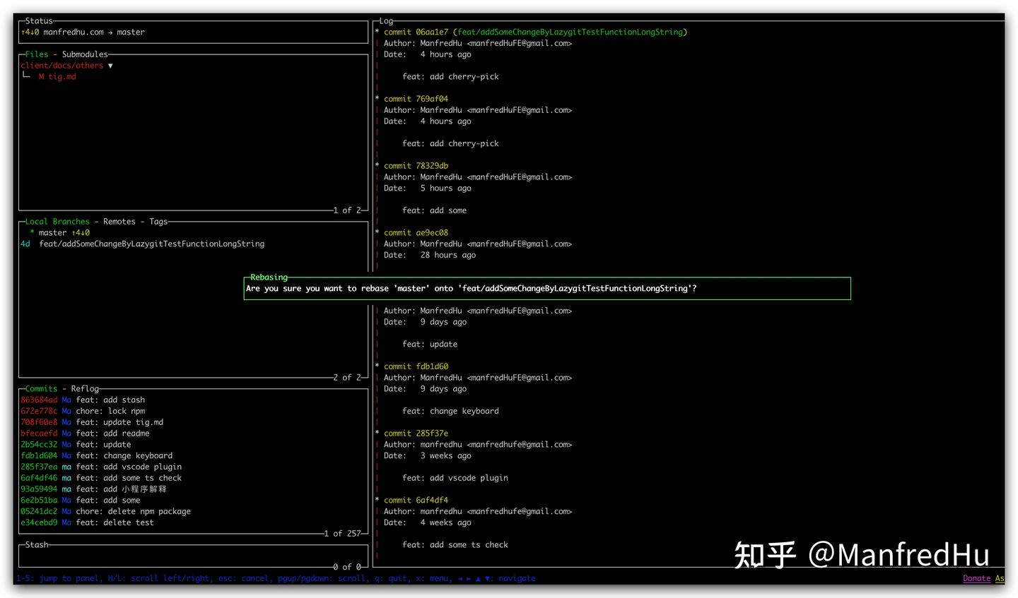 zen·工作环境搭建之git篇之Lazygit - 知乎