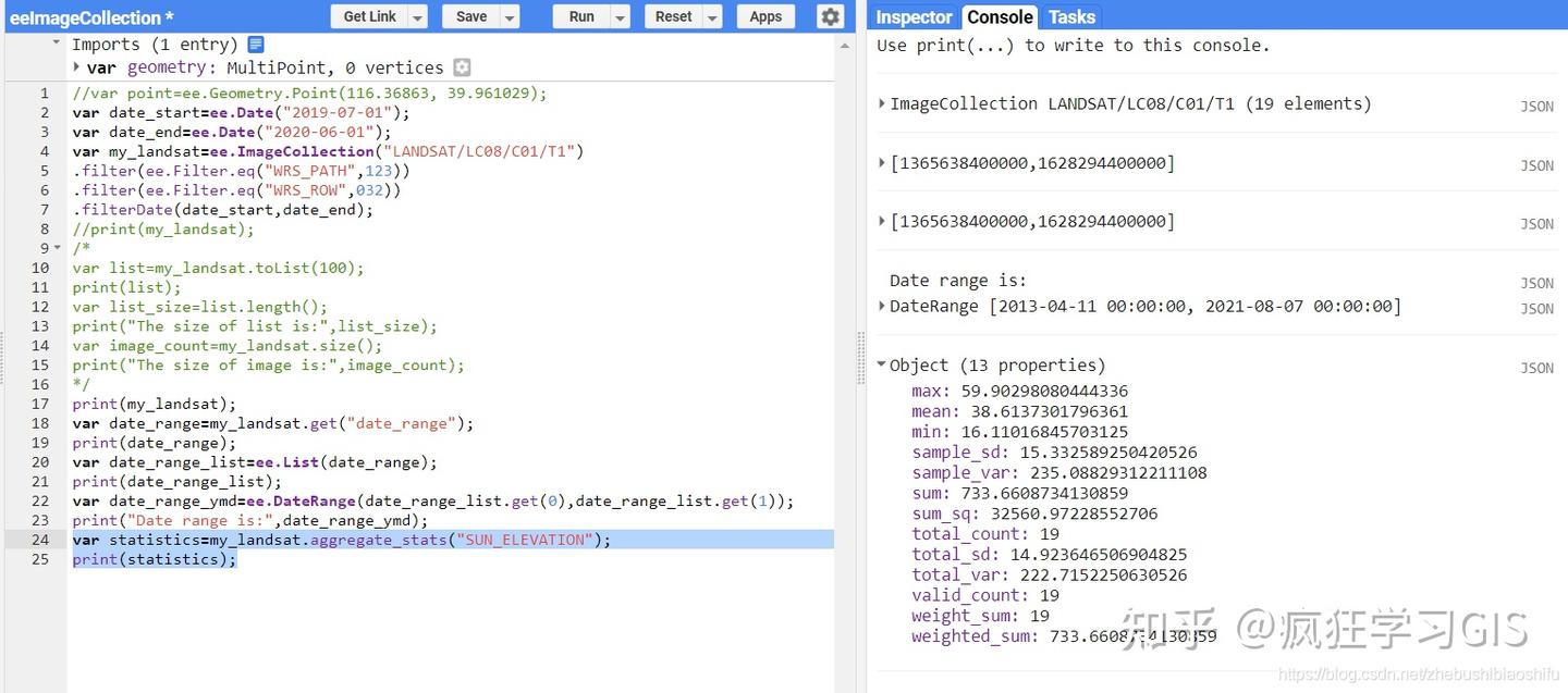 Google Earth Engine谷歌地球引擎ee.ImageCollection格式多张栅格图像数据基本处理与操作 - 知乎