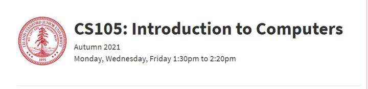 斯坦福-《计算机科学导论》课程(2021) 视频及ppt分享 - 知乎