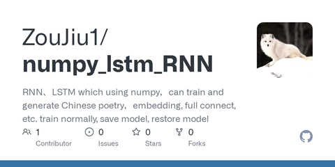 numpy实现RNN层的前向传播和反向传播 - 知乎