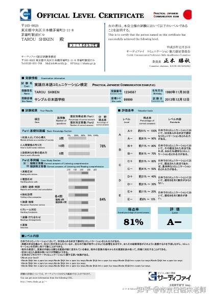 实践日本语交流检定PJC日语考试介绍 - 知乎