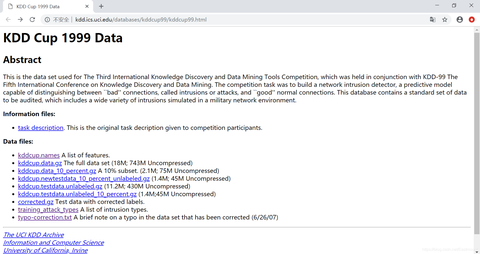 KDD CUP99数据集——网络连接异常识别 - 知乎