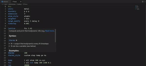 lammps教程：推荐一款比较好用的lammps in文件编辑器 - 知乎