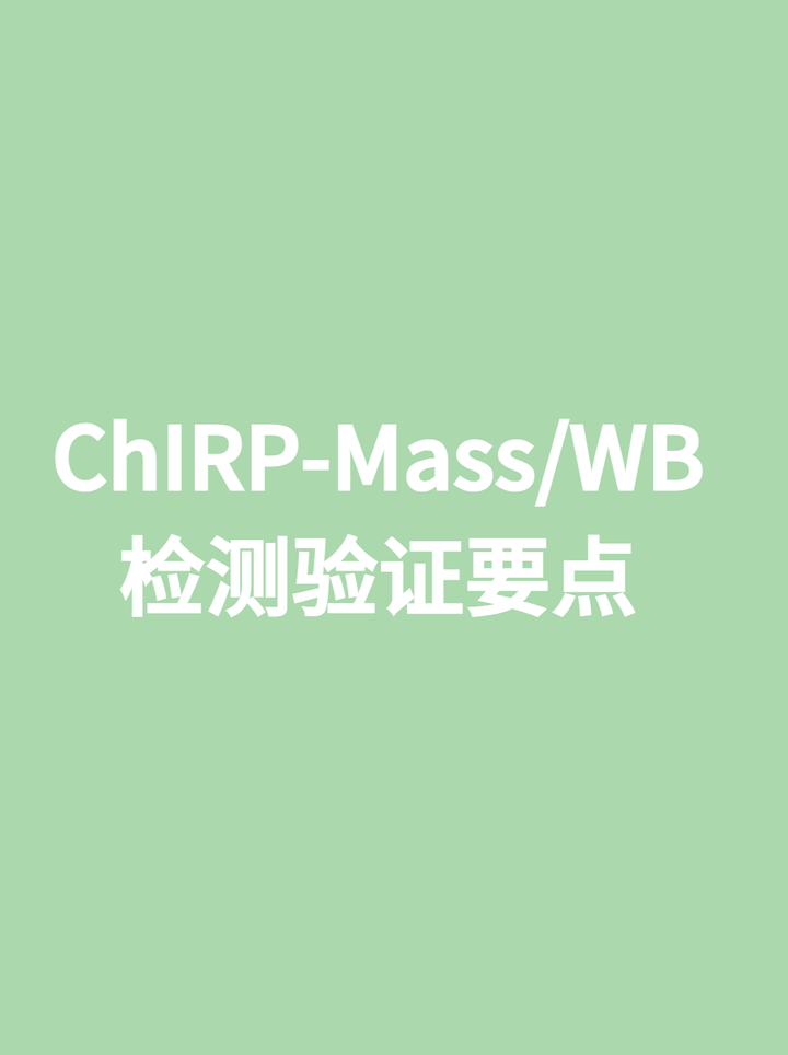 ChIRP-Mass/WB检测验证要点 - 知乎