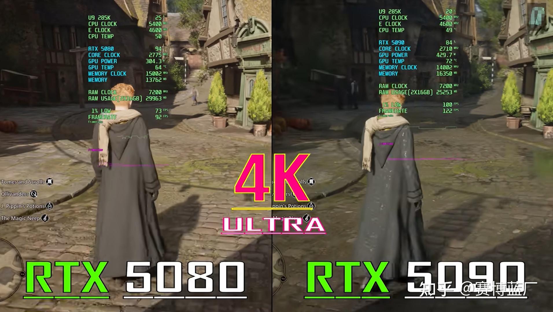 RTX 5080 16G 和 RTX 5090 32G游戏实测 - 知乎
