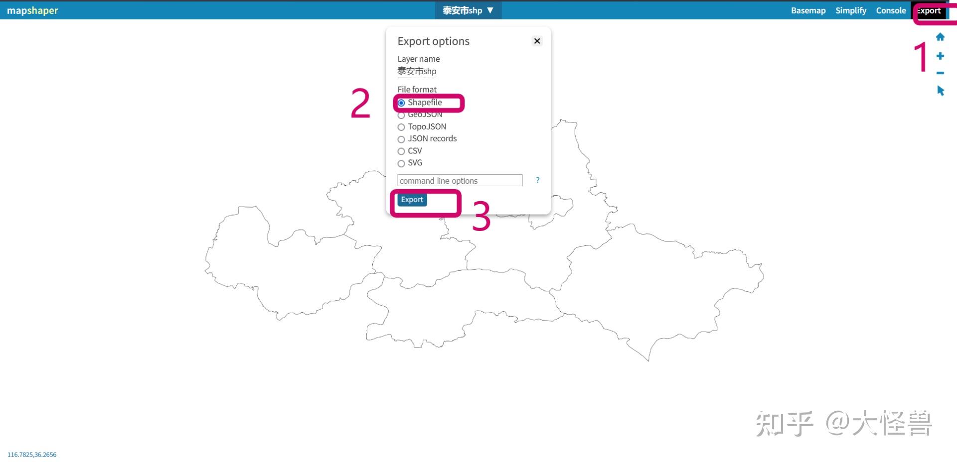 利用阿里云DataV获取某地区的Shp文件并可视化 - 知乎