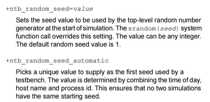 vcs随机化仿真的seed设置 - 知乎