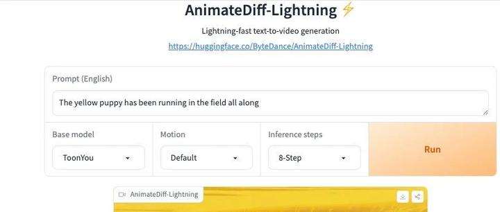 字节开源新型文生视频模型：AnimateDiff-Lightning，最少4步即可生成高质量视频！ - 知乎