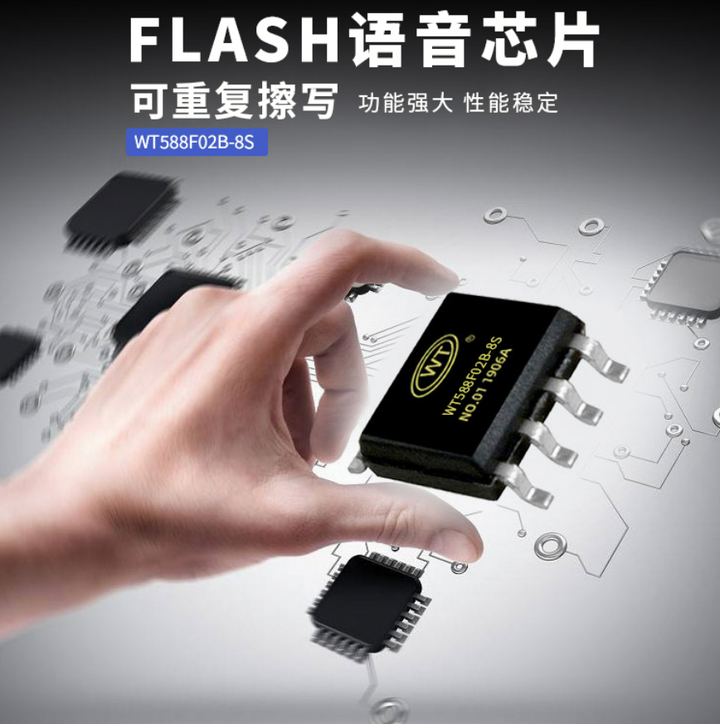 语音播报芯片有哪些？低功耗高性价比SOP8语音ic，WT588F系列 - 知乎