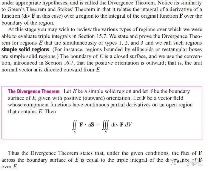散度定理(Divergence Theorem) - 知乎