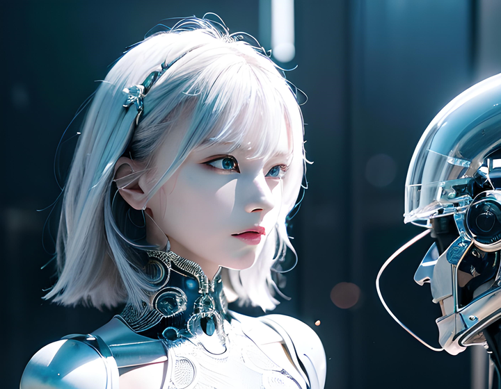 科技与艺术的完美结合：白发人形机械女带你领略机器人之美 - 知乎