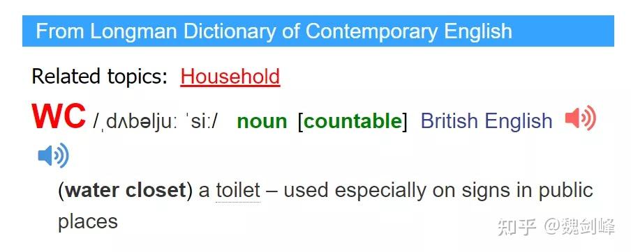 外国人真的听不懂WC的含义吗？ - 知乎