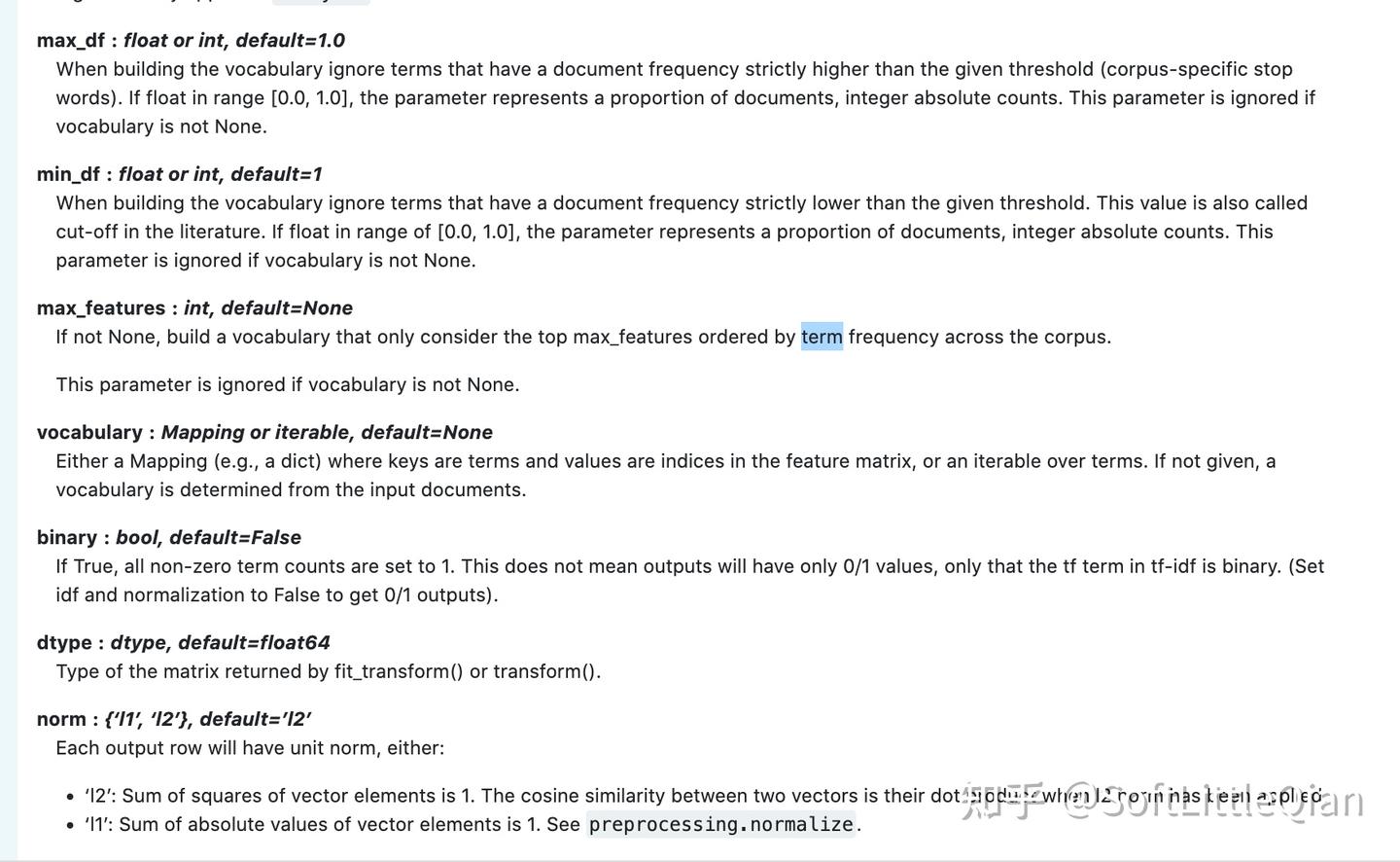 学python sklearn TfidfVectorizer的用法 顺便学英语 - 知乎