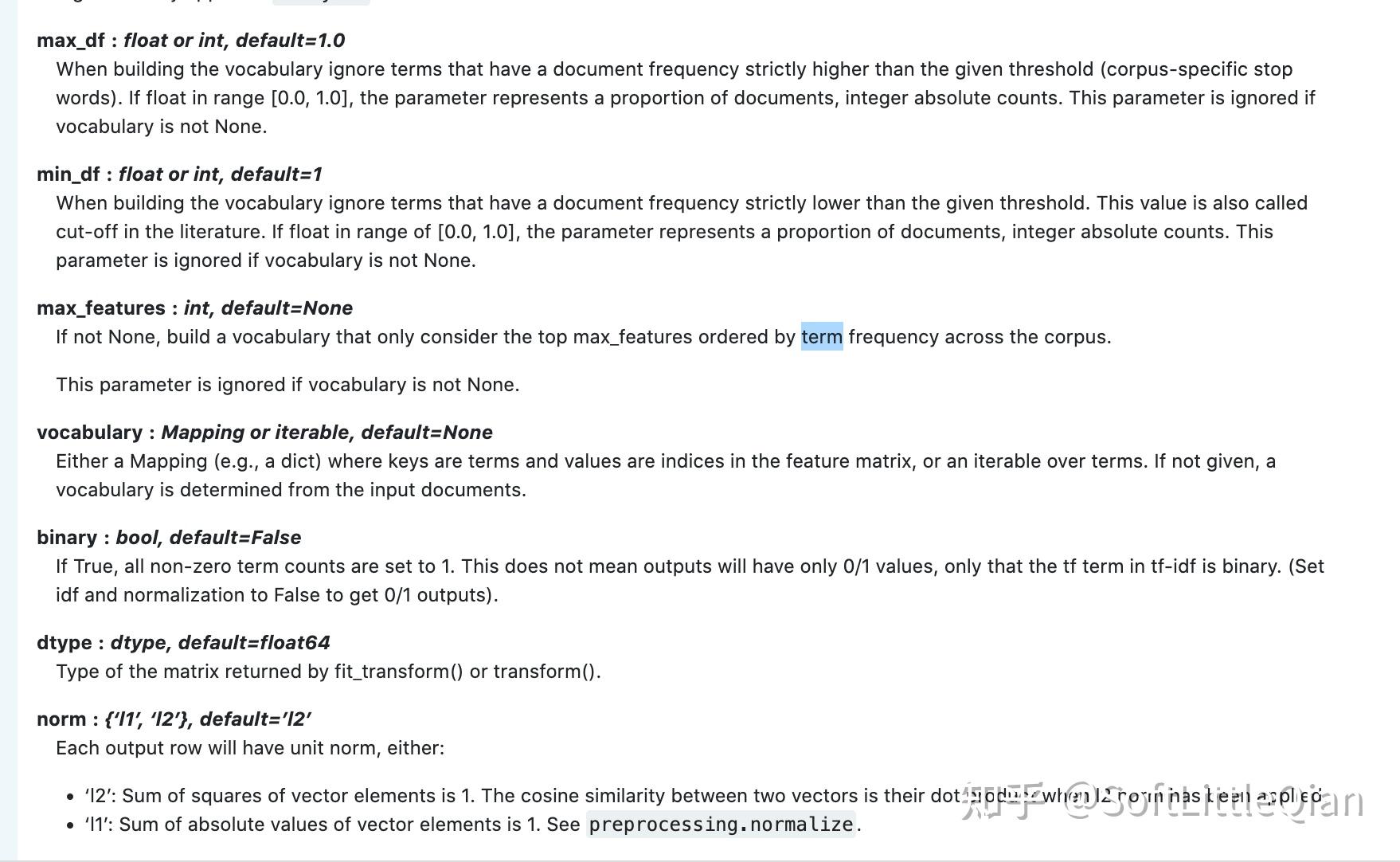 学python sklearn TfidfVectorizer的用法 顺便学英语 - 知乎
