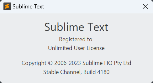 如何激活Sublime Text4 4180 - 知乎