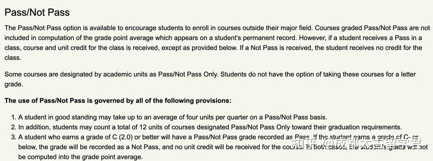 美国大学里的 Pass / No Pass 是什么？ - 知乎