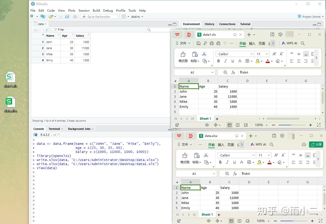 R如何导出excel文件？ - 知乎