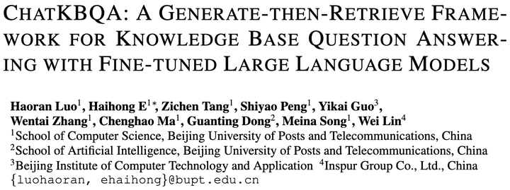 ChatKBQA：基于LLMs的新型生成-检索框架实现知识库问答 - 知乎