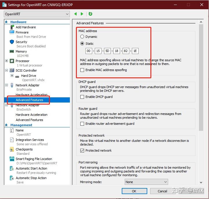 Hyper-V使用OpenWRT作为网关 - 知乎