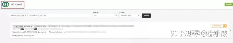 hindawi投稿 - 知乎