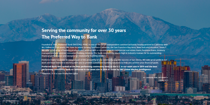 美国保富银行 Preferred Bank(PFBC) 开户要求和资费 - 知乎