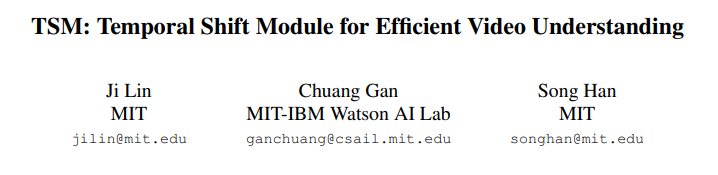 论文解读：Temporal Shift Module - 知乎