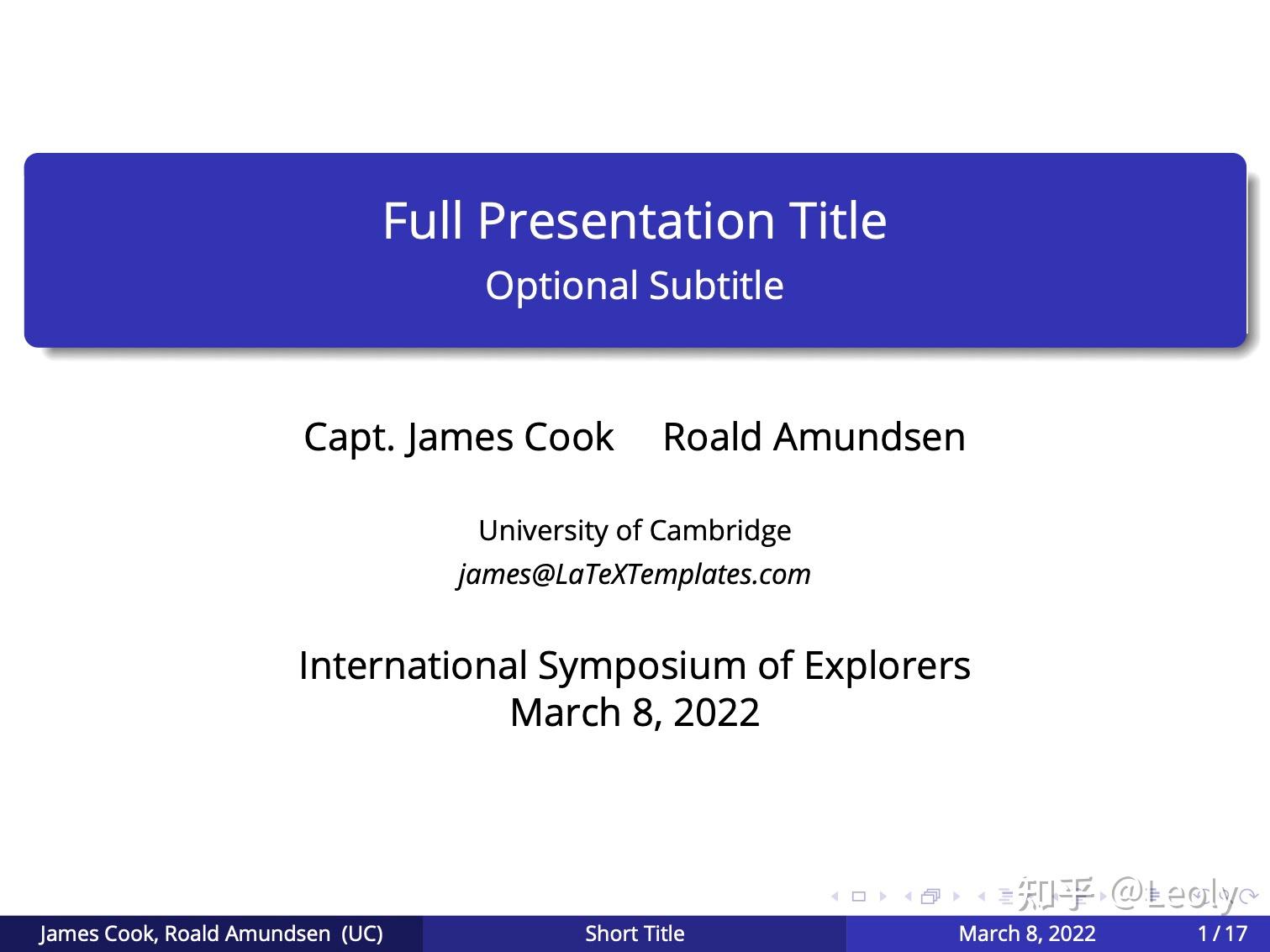 有什么好的beamer主题和配色方案？ - 知乎