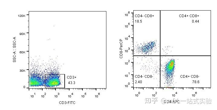 流式细胞术检测CD4、CD8 - 知乎