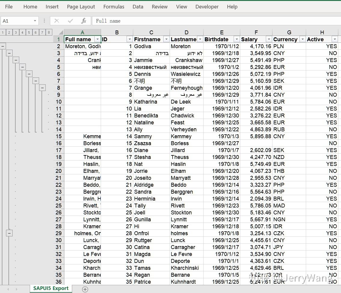 SAP UI5 表格数据如何导出成 Excel 文件(Table Export As Excel) - 知乎