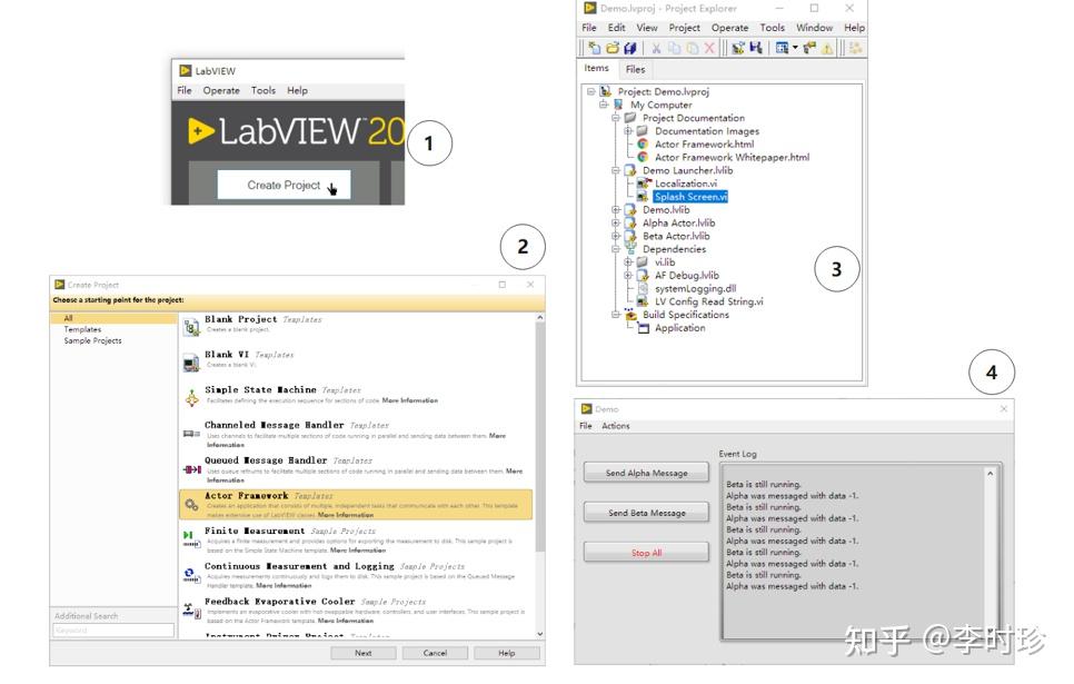 LabVIEW操作者框架（Actor Framework）范例集锦之一：系统自带范例 - 知乎