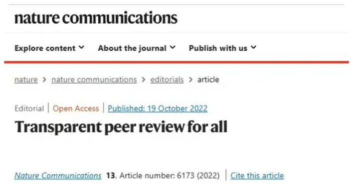 Nature旗下新刊，宣布公开同行评审内容 - 知乎