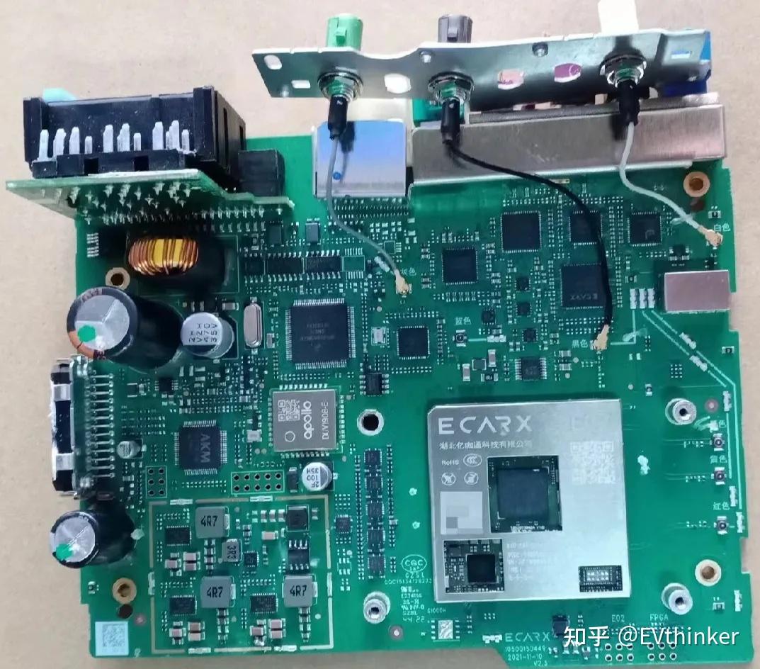 新能源汽车智能驾驶控制器的电路板PCB鉴赏 - 知乎
