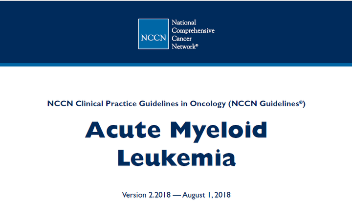 NCCN指南解读——基因突变检测，促进AML患者个体化治疗！ - 知乎