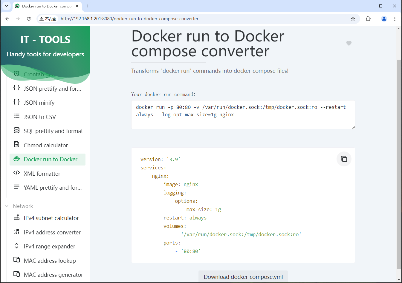 外网访问个人 IT 工具箱 it-tools - 知乎