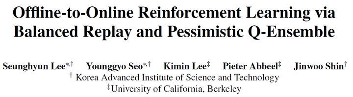 论文分享：Offline-to-Online Reinforcement Learning via Balanced Replay and ...