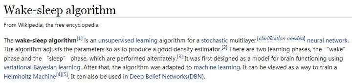 wake-sleep algorithm - 知乎