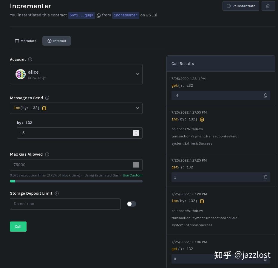 Substrate Tutorials - Develop Contract - 知乎
